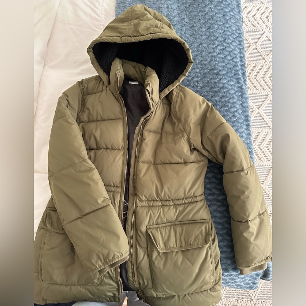 Jcrew Puffer Coat - Gem